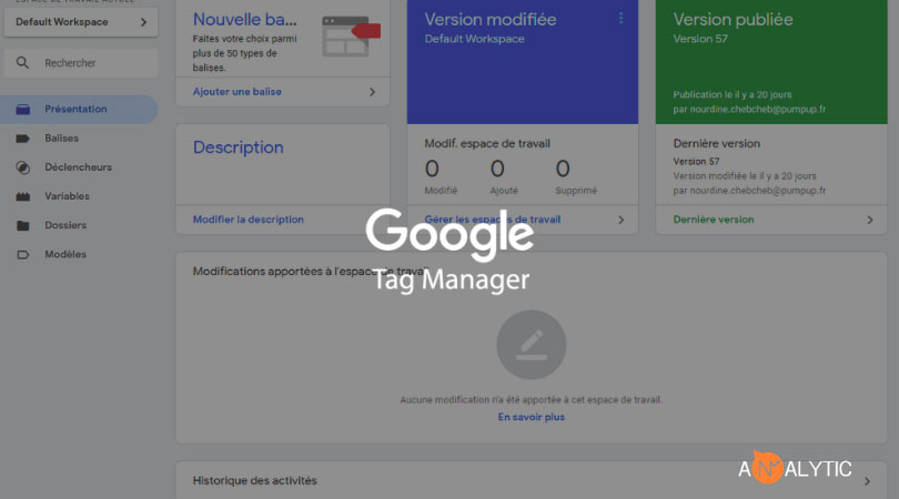 Comment intégrer un script de tracking Google Analytics via GTM